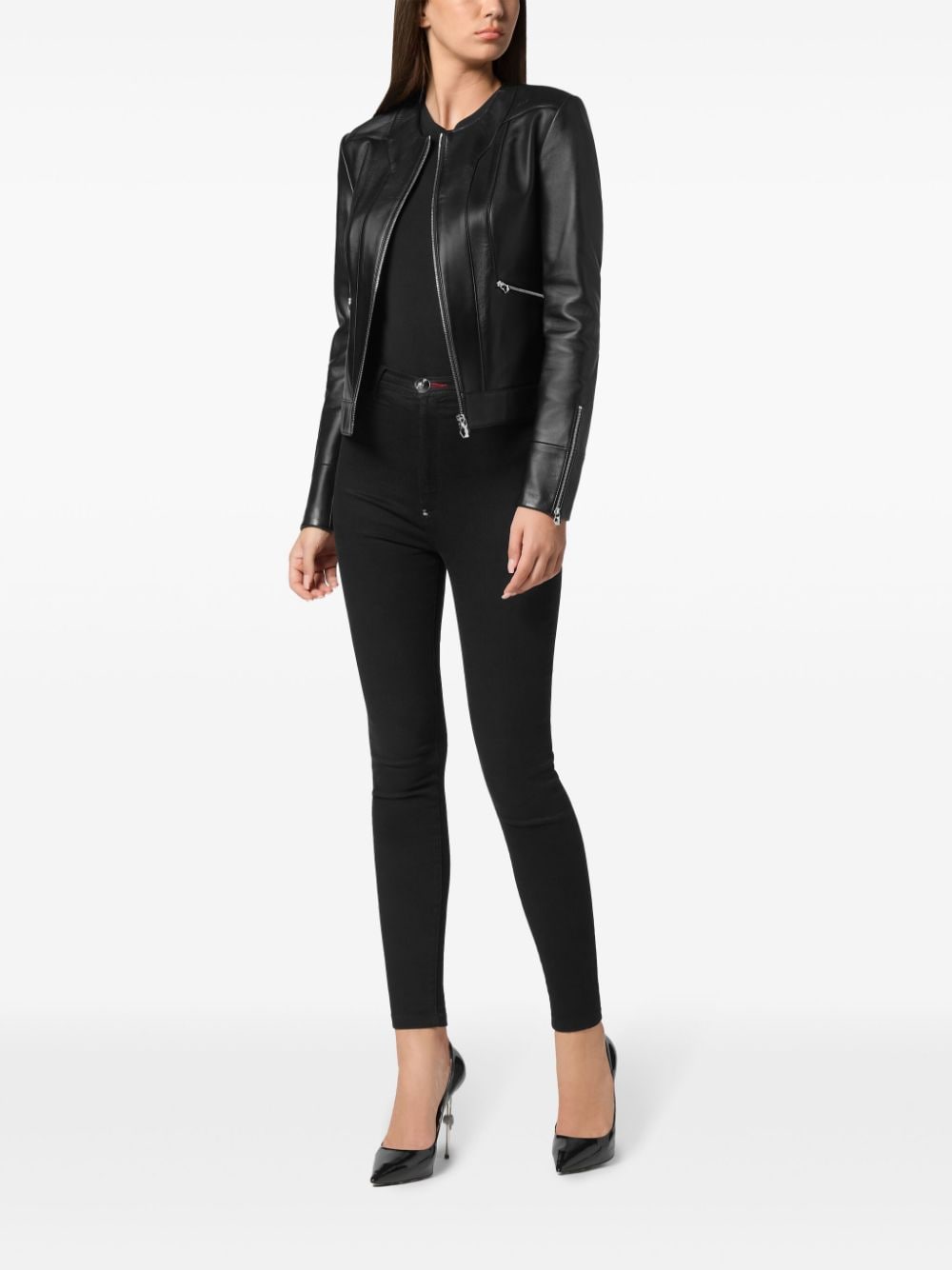 PHILIPP PLEIN Philipp Plein Leather Jacket