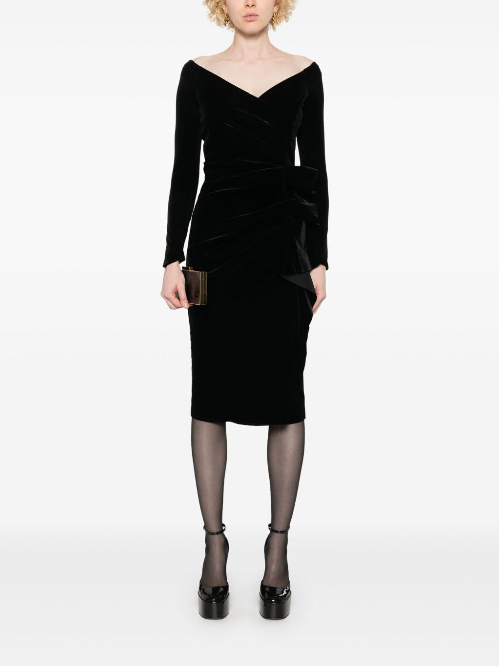 CHIARA BONI LA PETITE ROBE CHIARA BONI La Petite Robe Silveria Midi Dress