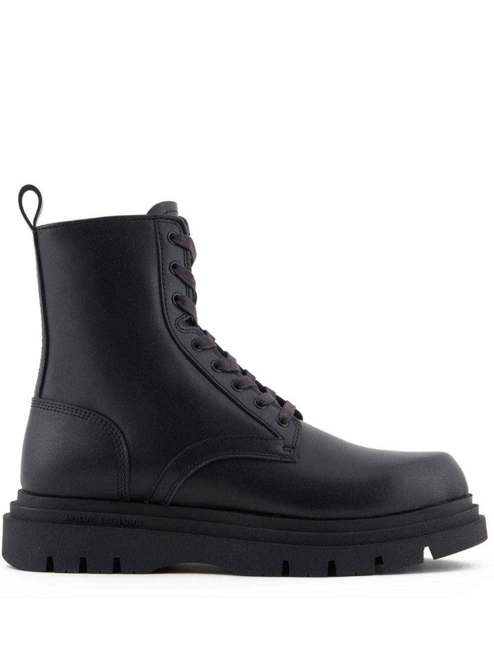 Armani Exchange Black Men\'s Boots Armani Exchange Official Store Boots In Black | ModeSens main image 4