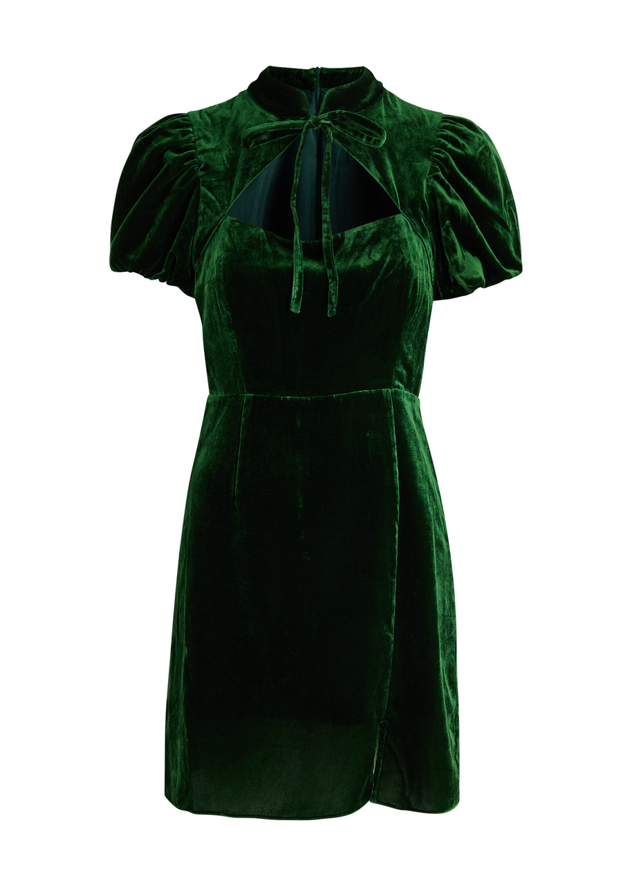 sandro green velvet dress Sandro | Dresses | Sandro Stunning Dark Green Velvet Dress