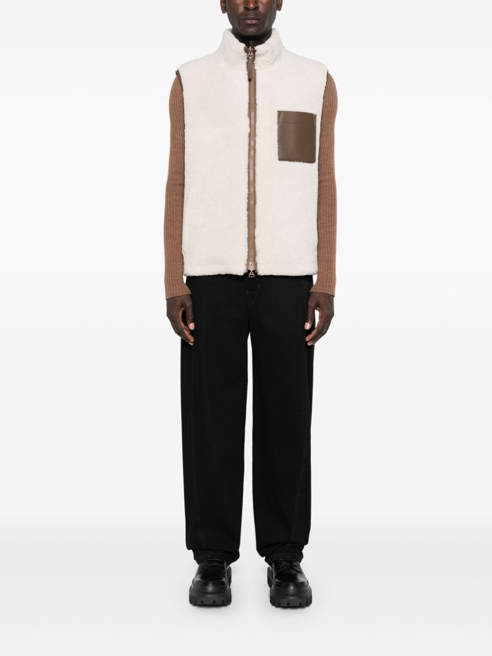 YVES SALOMON Yves Salomon Shearling Gilet
