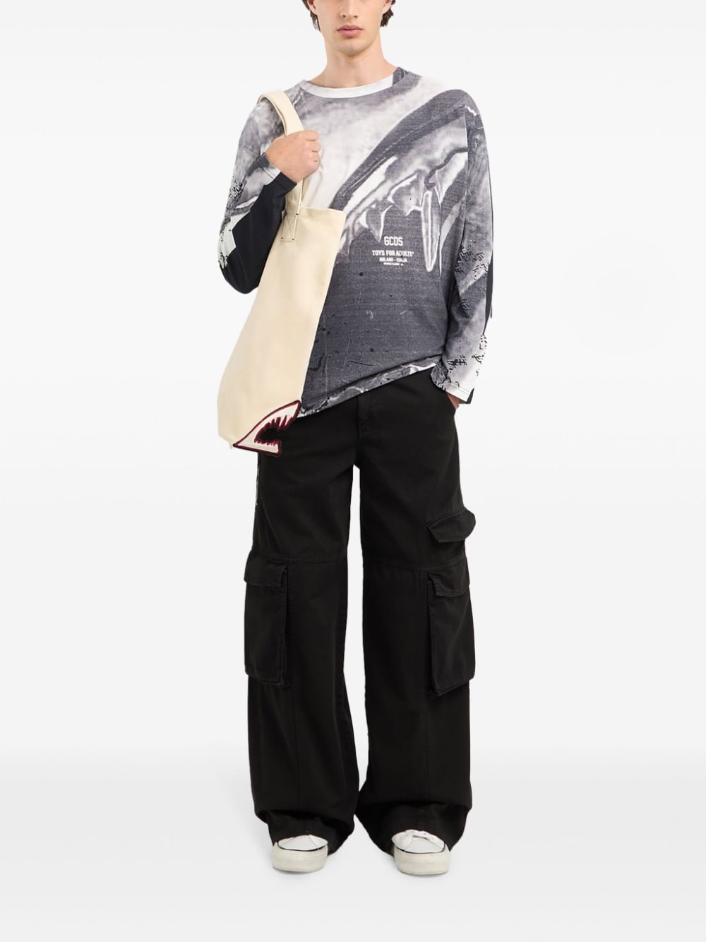 GCDS morso long-sleeve t-shirt
