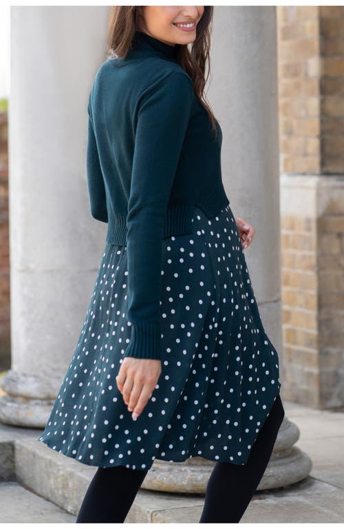 Seraphine Polka Dot Maternity/Nursing Set - Green | Editorialist