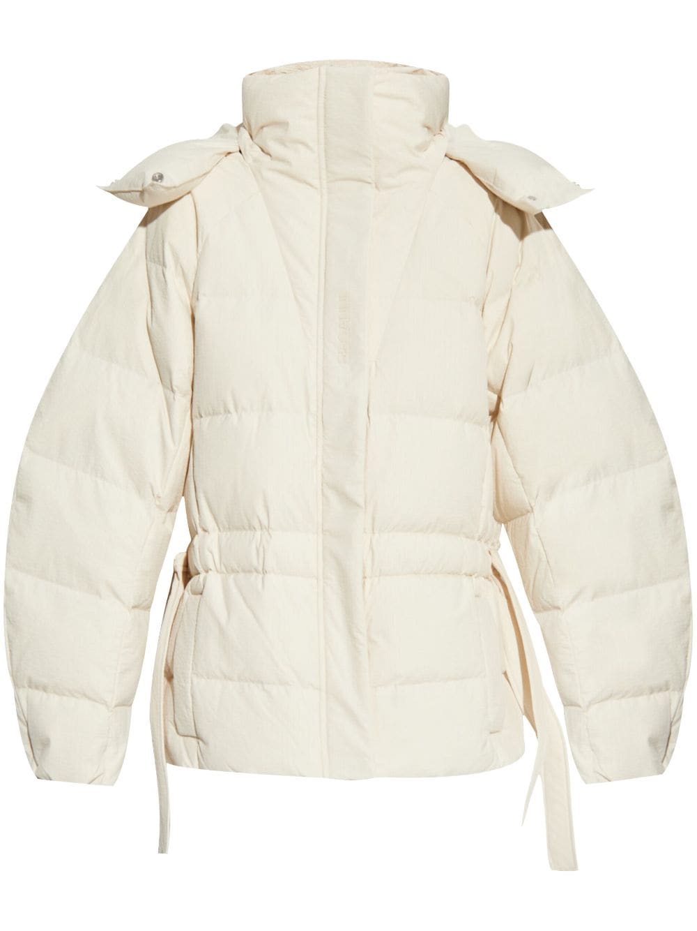 GANNI GANNI Embossed Logo Puffer Jacket