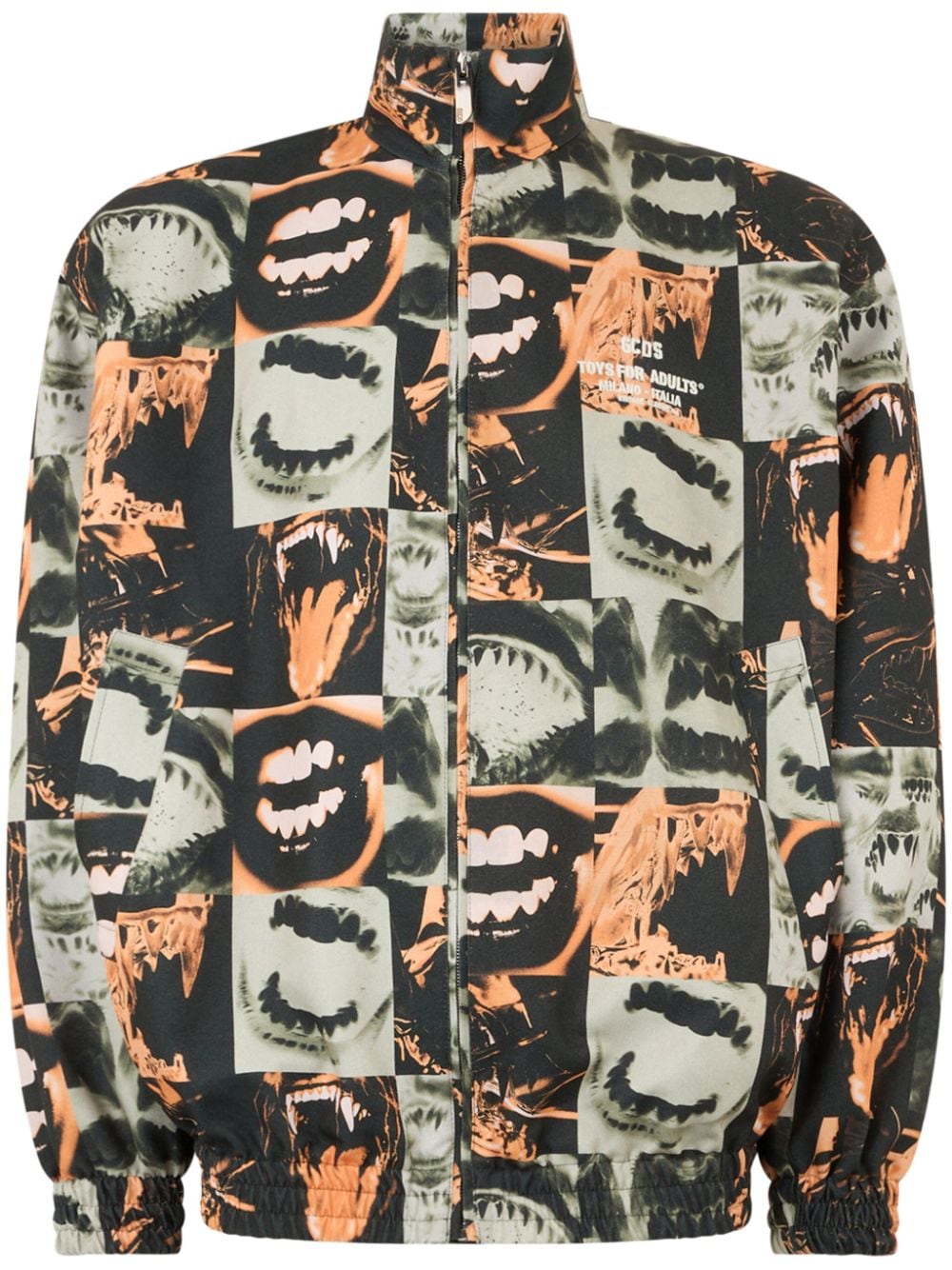 GCDS GCDS Lips Print Oversized Jacket