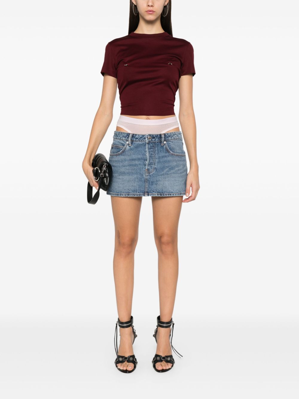 ALEXANDER WANG Alexander Wang Denim Mini Skirt