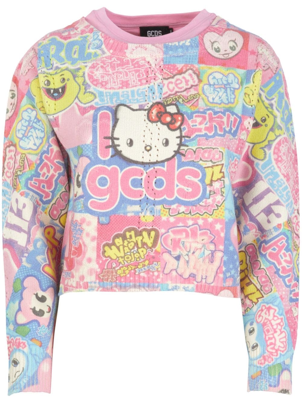 GCDS hello kitty printed mini skirt