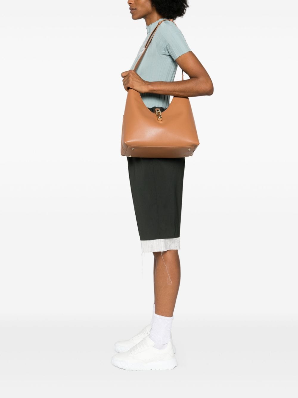 FURLA Furla Logo-Plaque Tote Bag