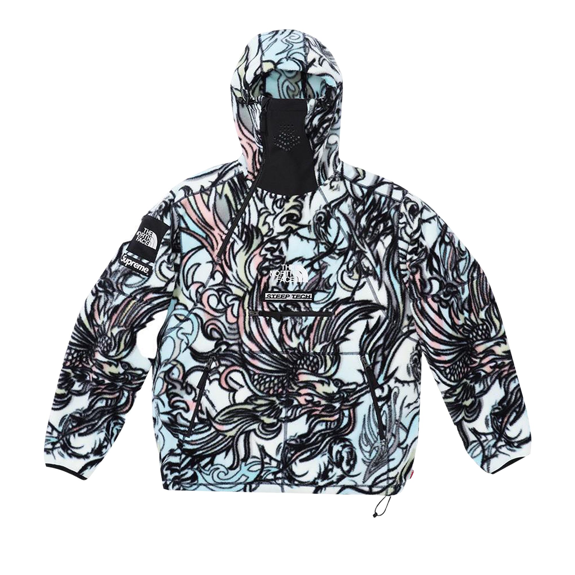 Supreme X The North Face Steep Tech Fleece Pullover - Multicolor 