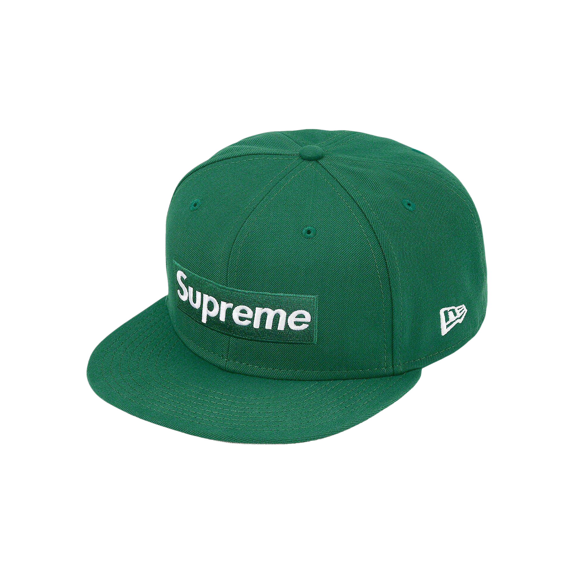 帽子 Supreme Money Box Logo NewEra Dark Green Supreme Money Box Logo New Era Cap - Red | Editorialist