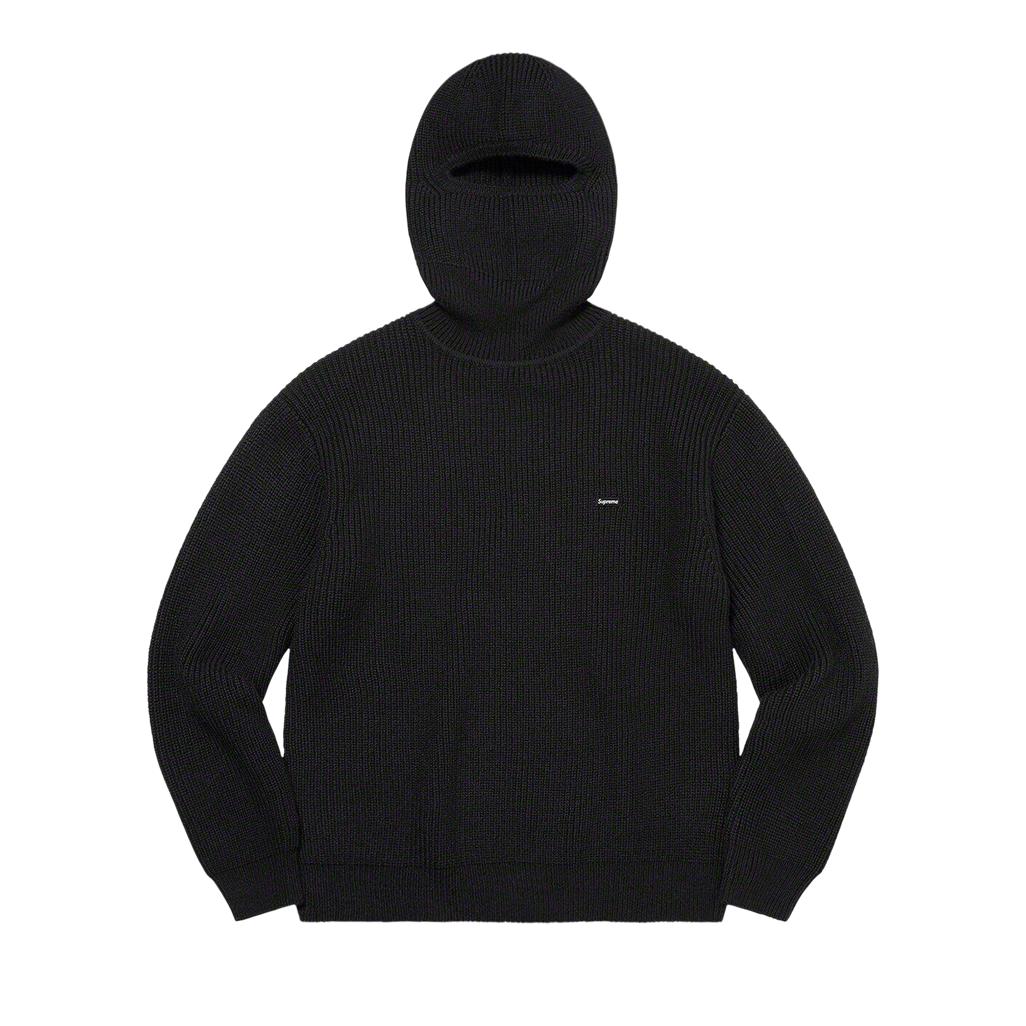 Supreme Small Box Balaclava Turtleneck Sweater - Black | Editorialist