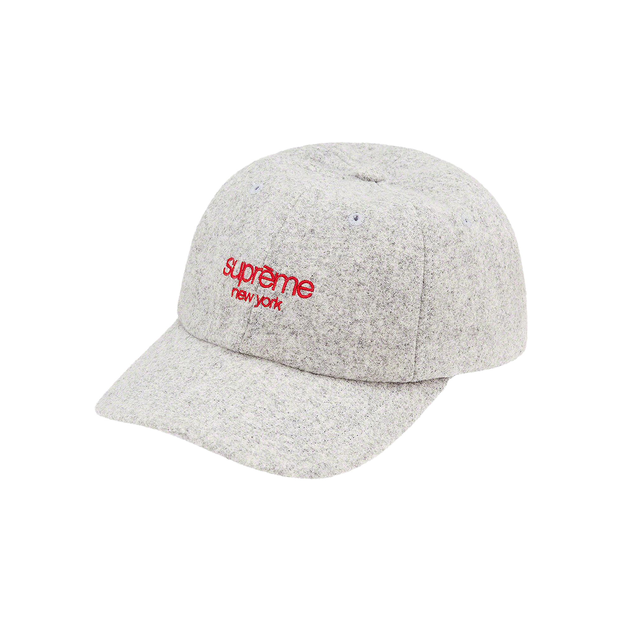 Supreme Waxed Wool 6-Panel Cap - Grey | Editorialist
