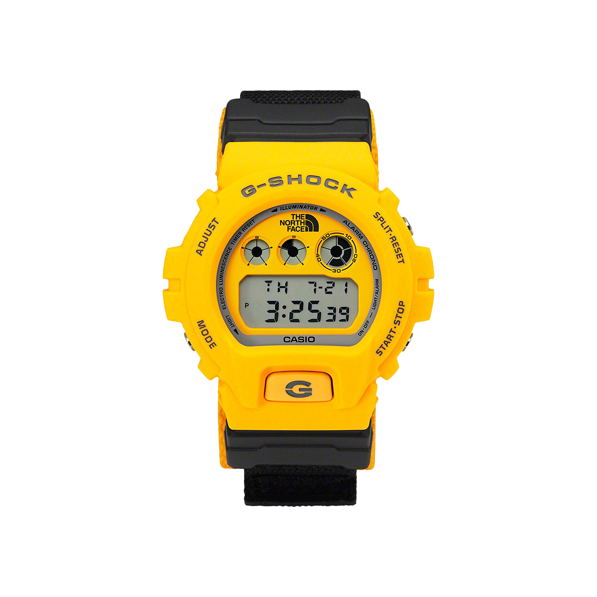 Supreme X The North Face X G-Shock Digital Watch - Yellow