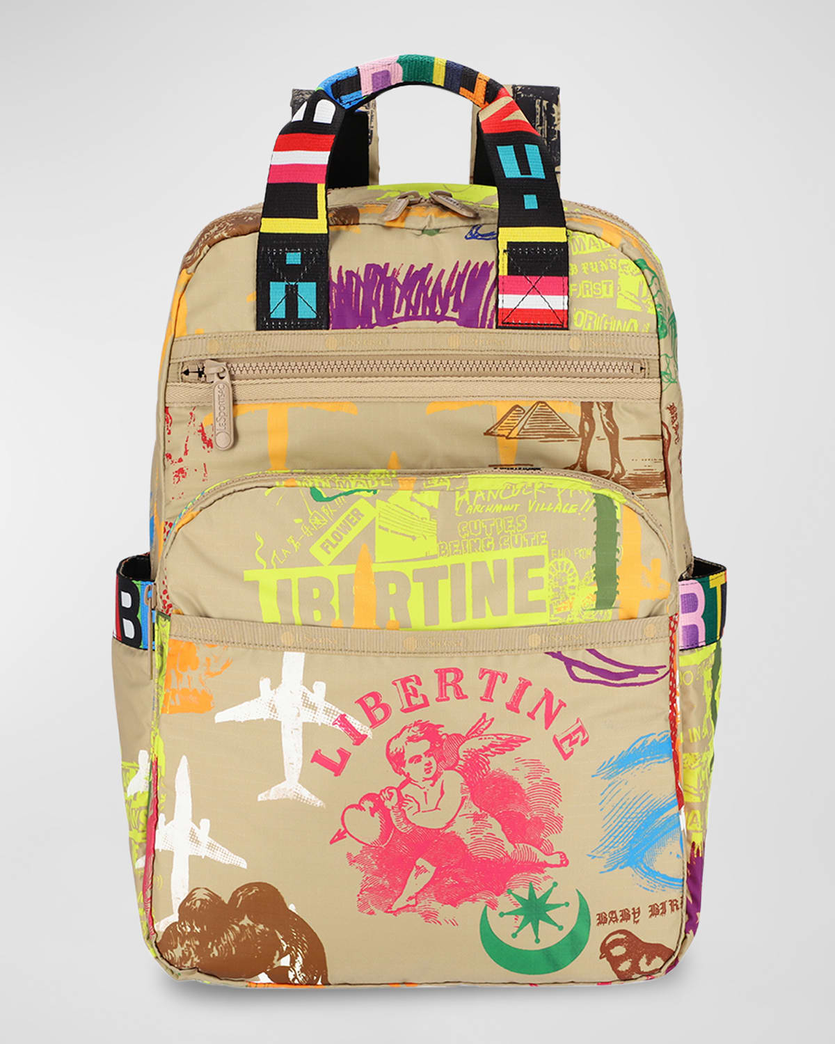 Lesportsac x Libertine collab floral backpack Libertine X Lesportsac Printed Backpack - Floral | Editorialist main image 3