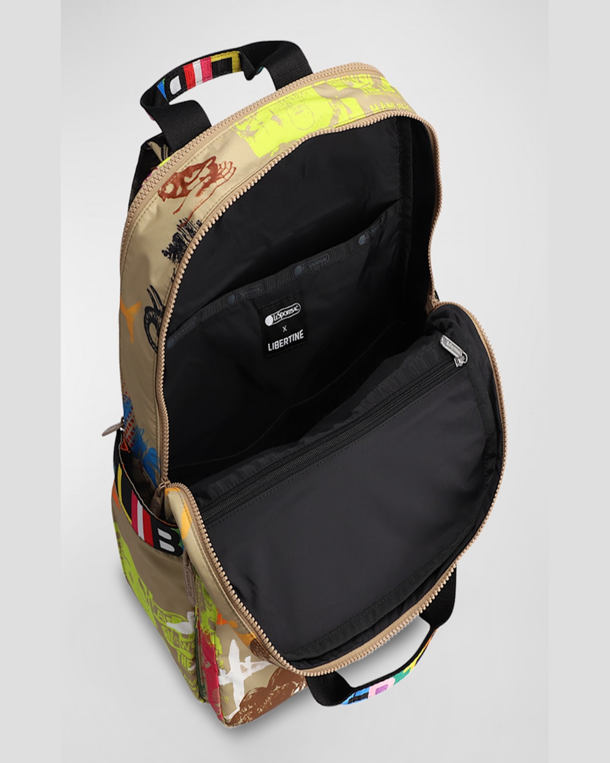 Lesportsac x Libertine collab floral backpack Libertine X Lesportsac Printed Backpack - Floral | Editorialist main image 2