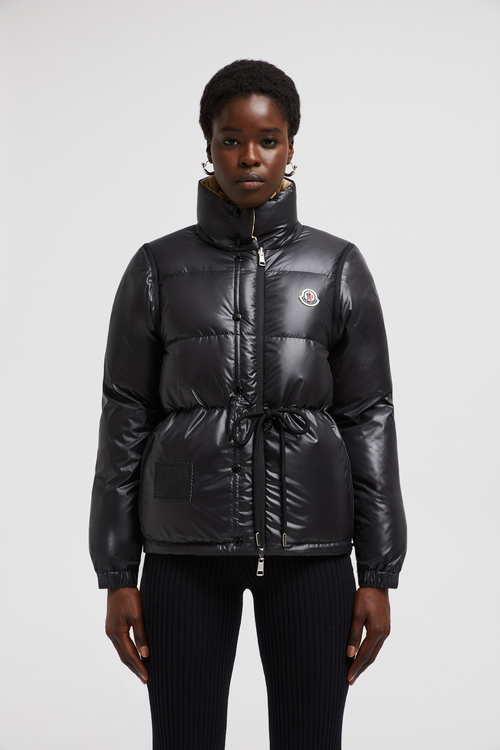 Moncler Verone Reversible Short Down Jacket - Red | Editorialist
