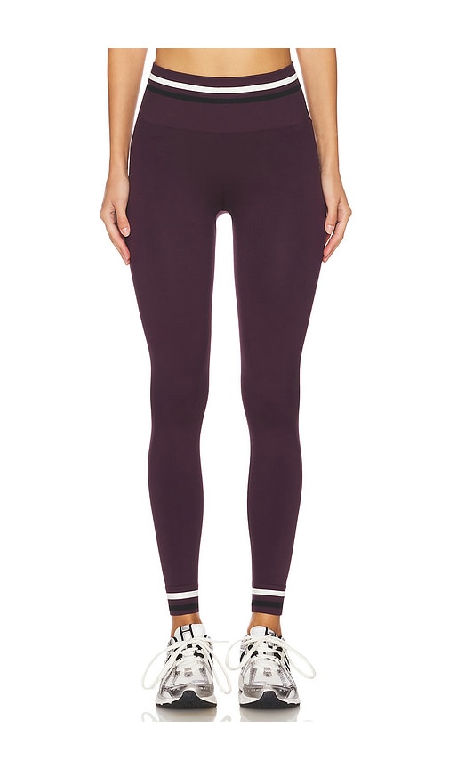 THE UPSIDE Plum Seamless Midi Legging