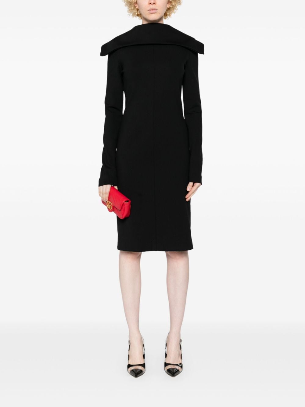 PHILOSOPHY DI LORENZO SERAFINI Philosophy Di Lorenzo Serafini foldover-neckline midi dress