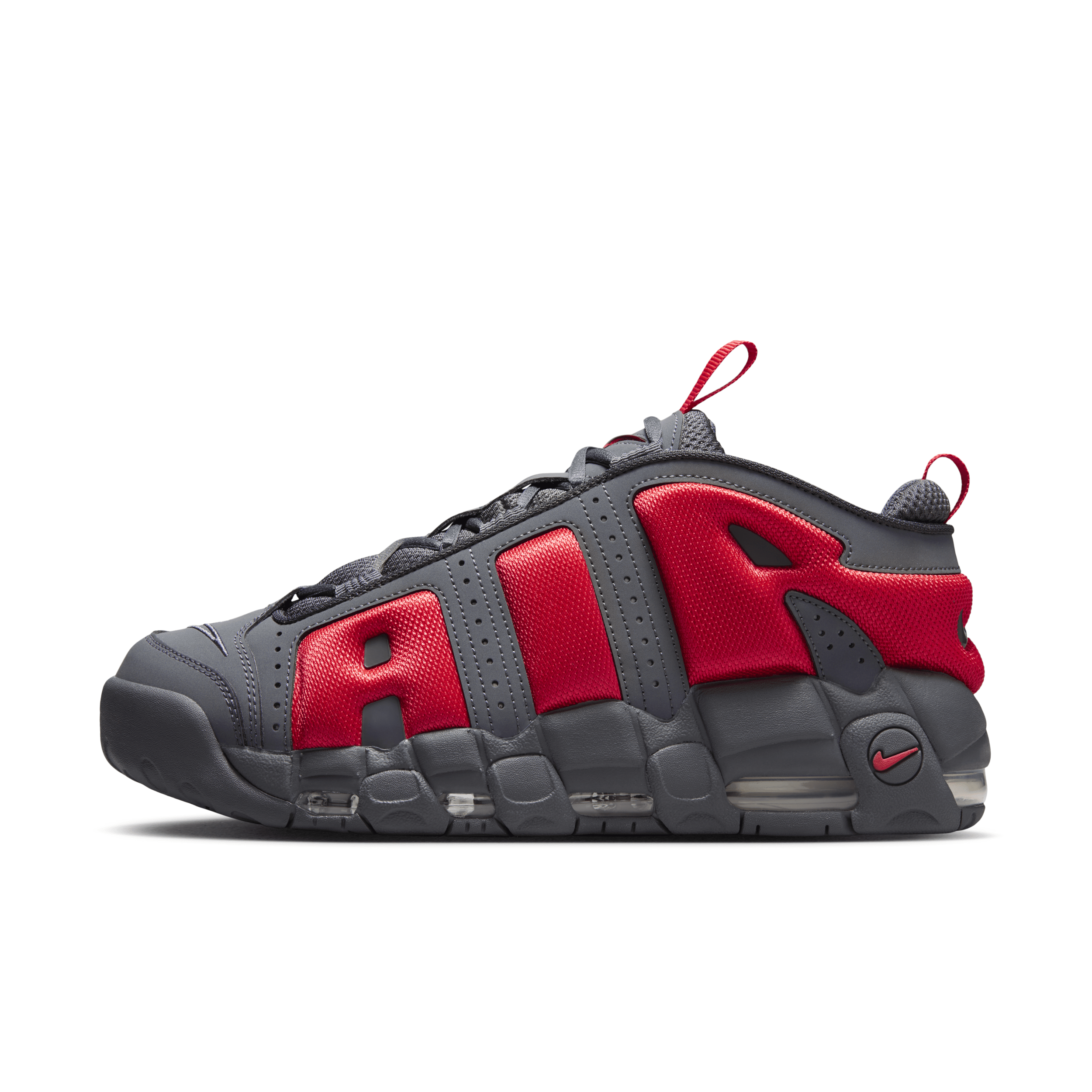 Nike Air More Uptempo Low Shoes In Grey - 14% Off | Editorialist