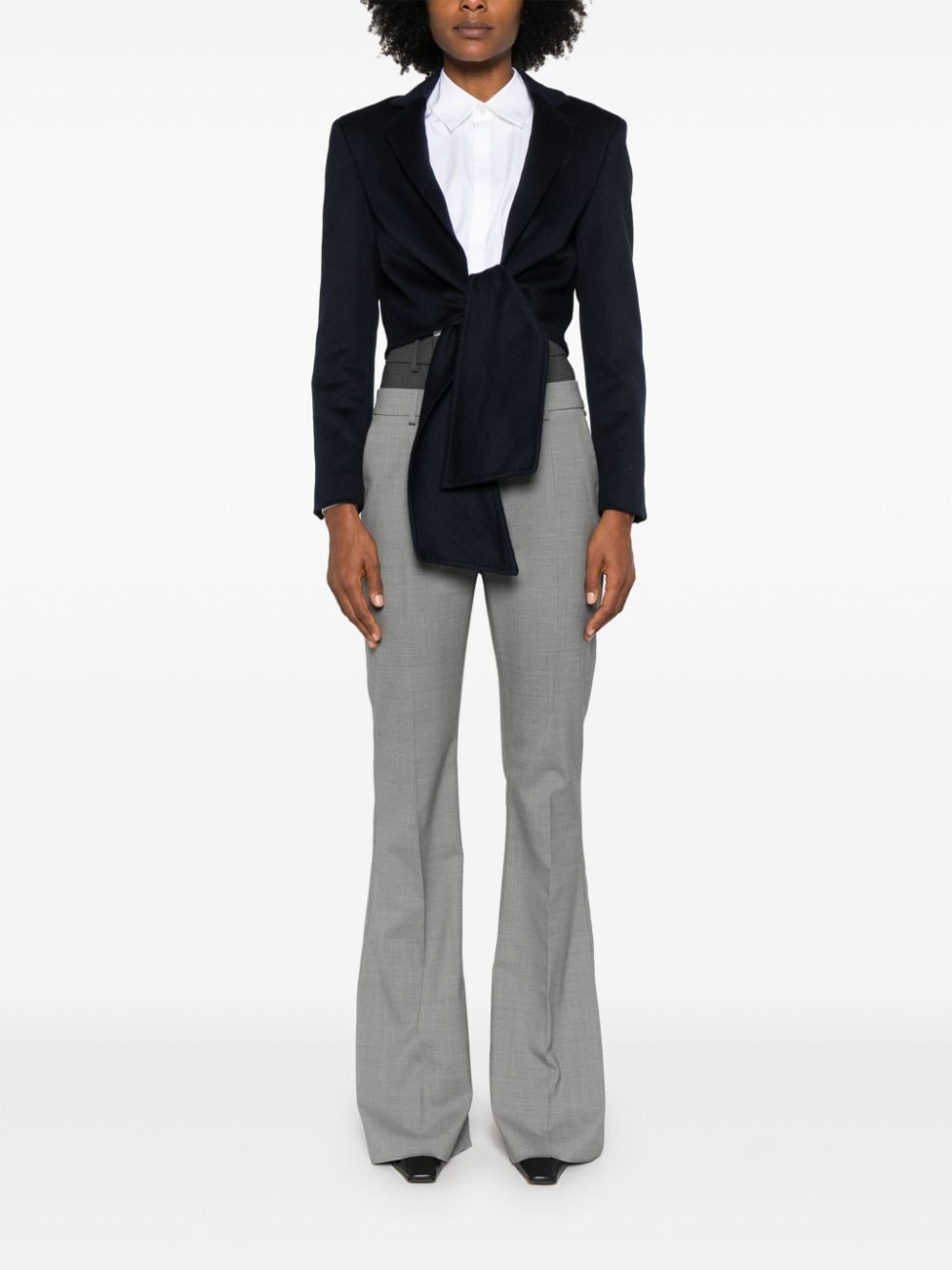 MAX MARA Max Mara Sash-Detail Cropped Jacket