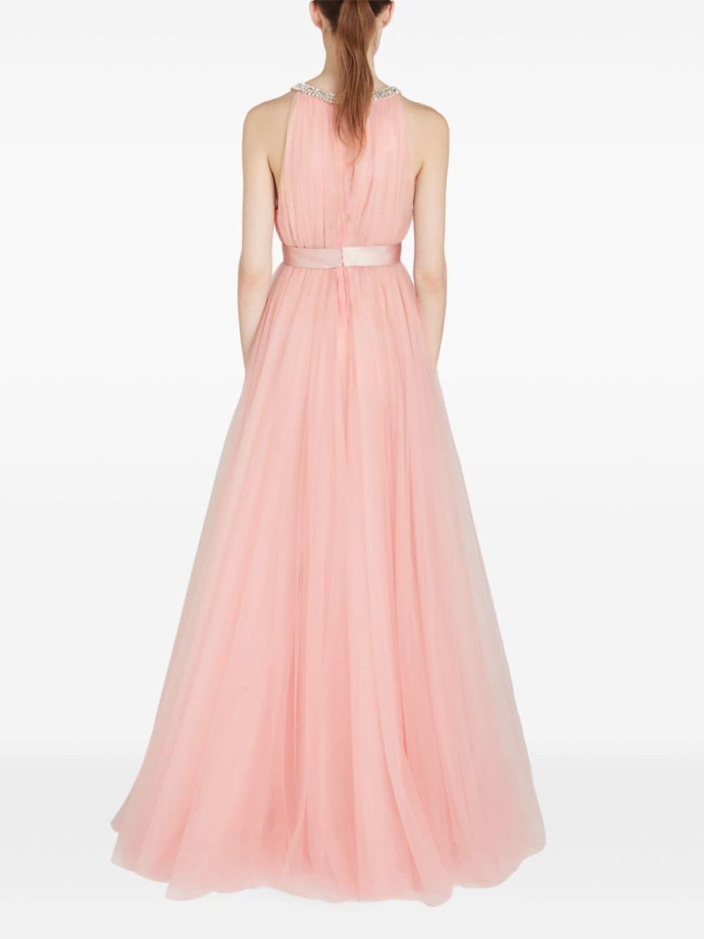 open lace back dress Rent Giambattista Valli X HM Collection