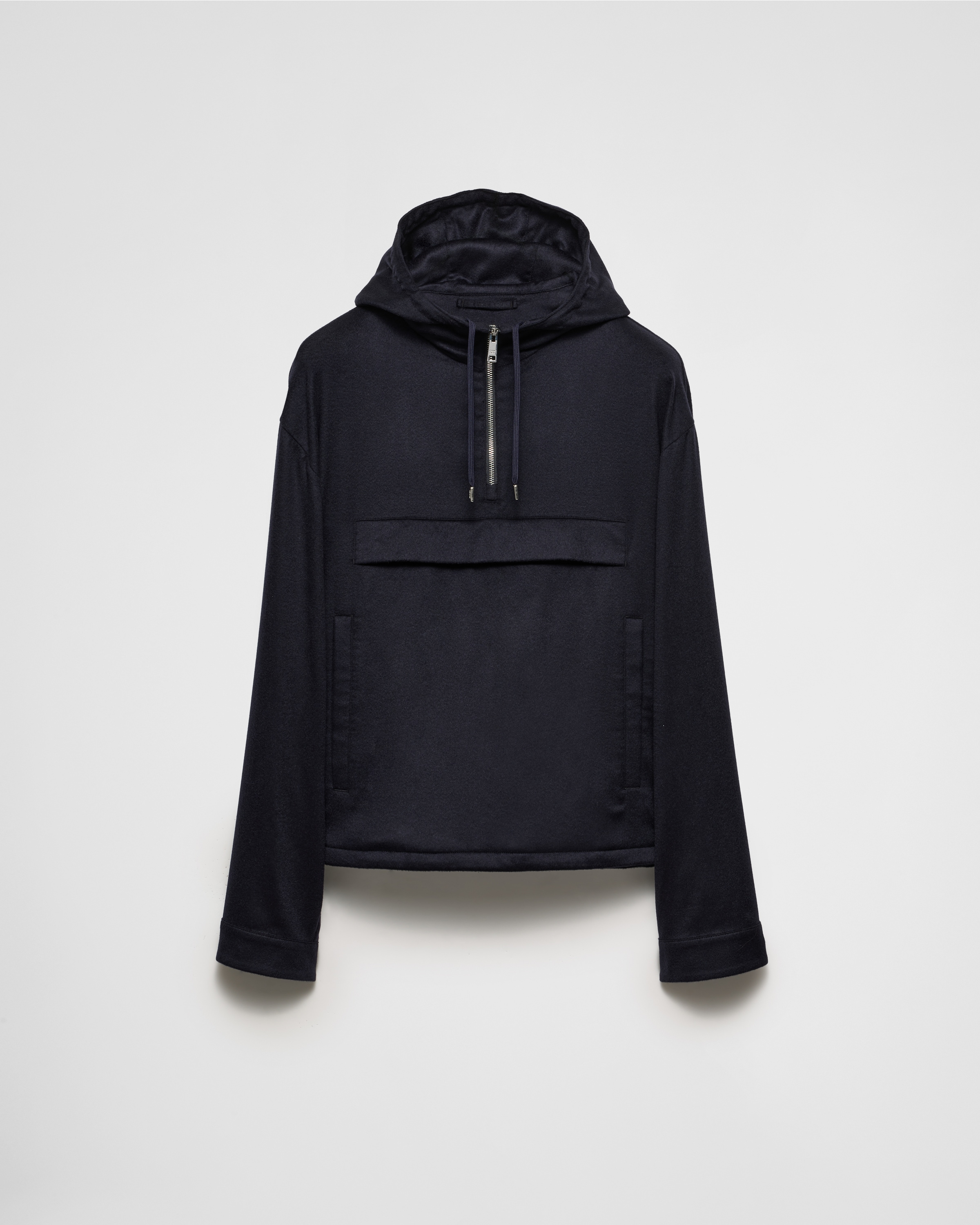 Prada Cashmere Anorak - Navy | Editorialist