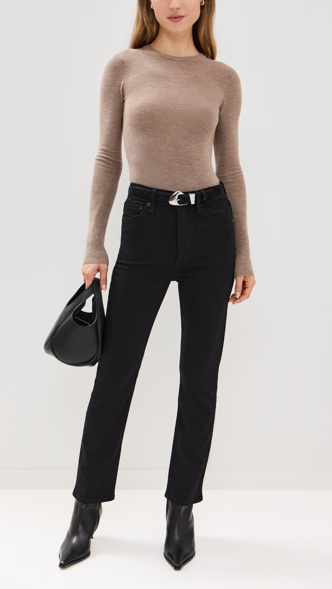 RAG & BONE rag & bone flexi wren High-Rise Ankle Slim Jeans