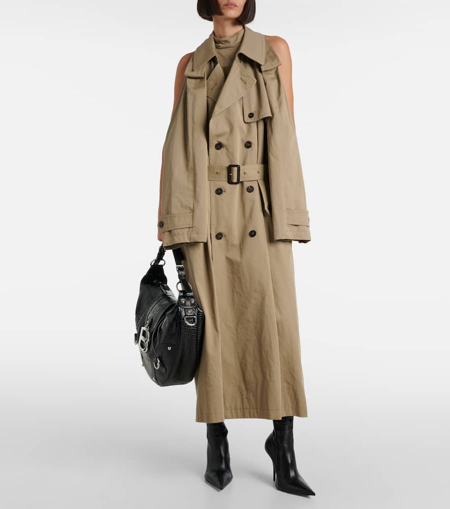 BALENCIAGA Balenciaga Suspended Trench Midi Dress