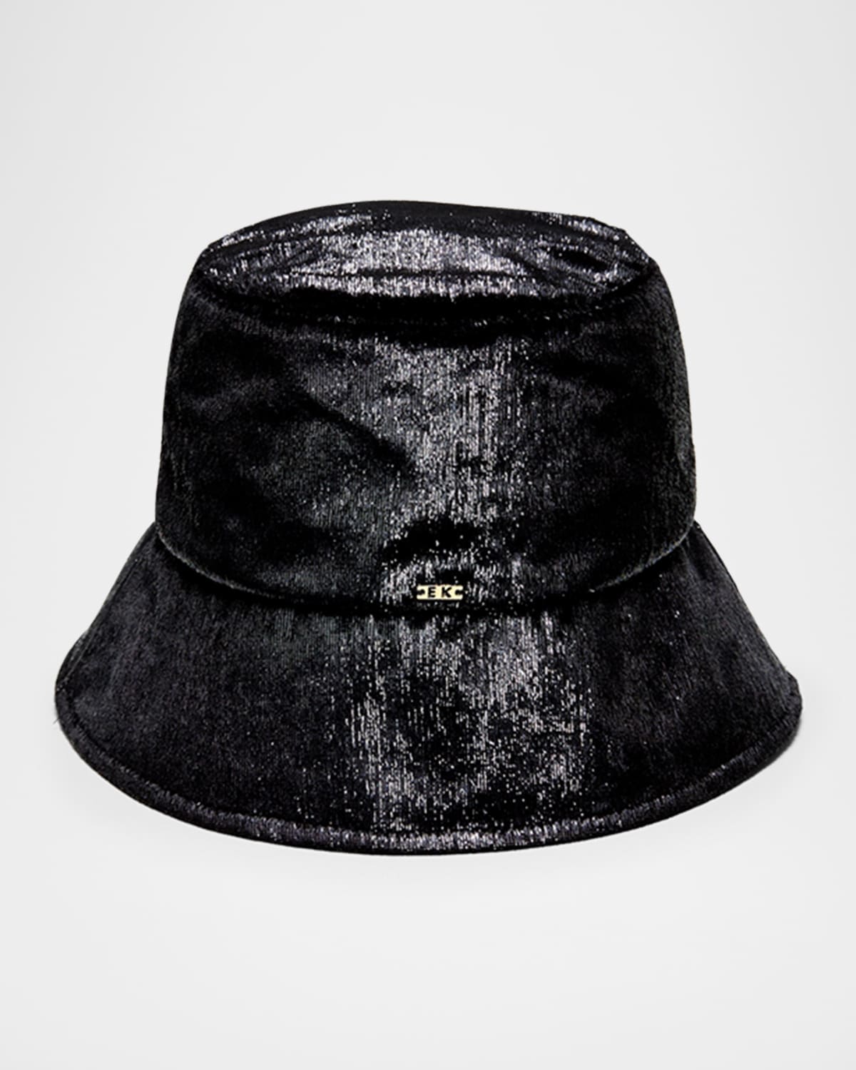 Eugenia Kim Black Velvet Bucket Hat New Yuki Velvet Packable Bucket Hat – Eugenia Kim main image 4