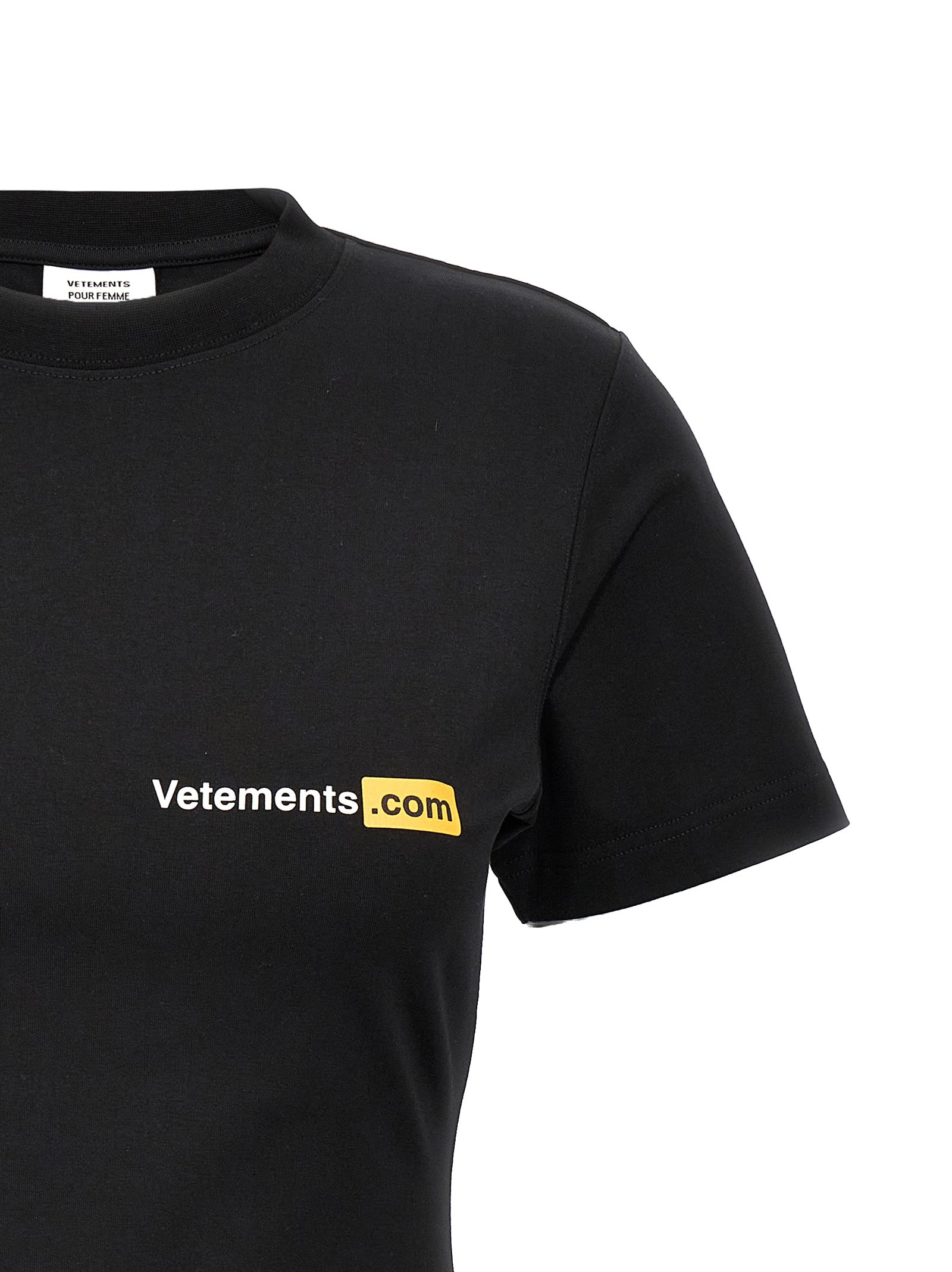 Vetements Xxx Logo' T Shirt In Black - 25% Off | Editorialist