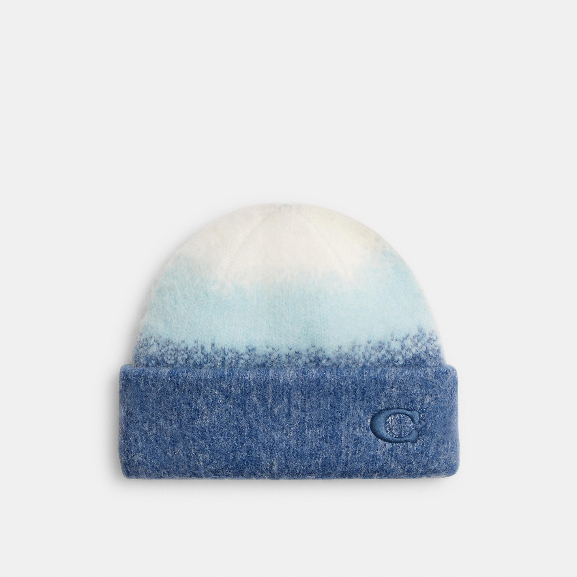 Coach Ombre Beanie In Navy Multi - 30% Off | Editorialist display picture 2