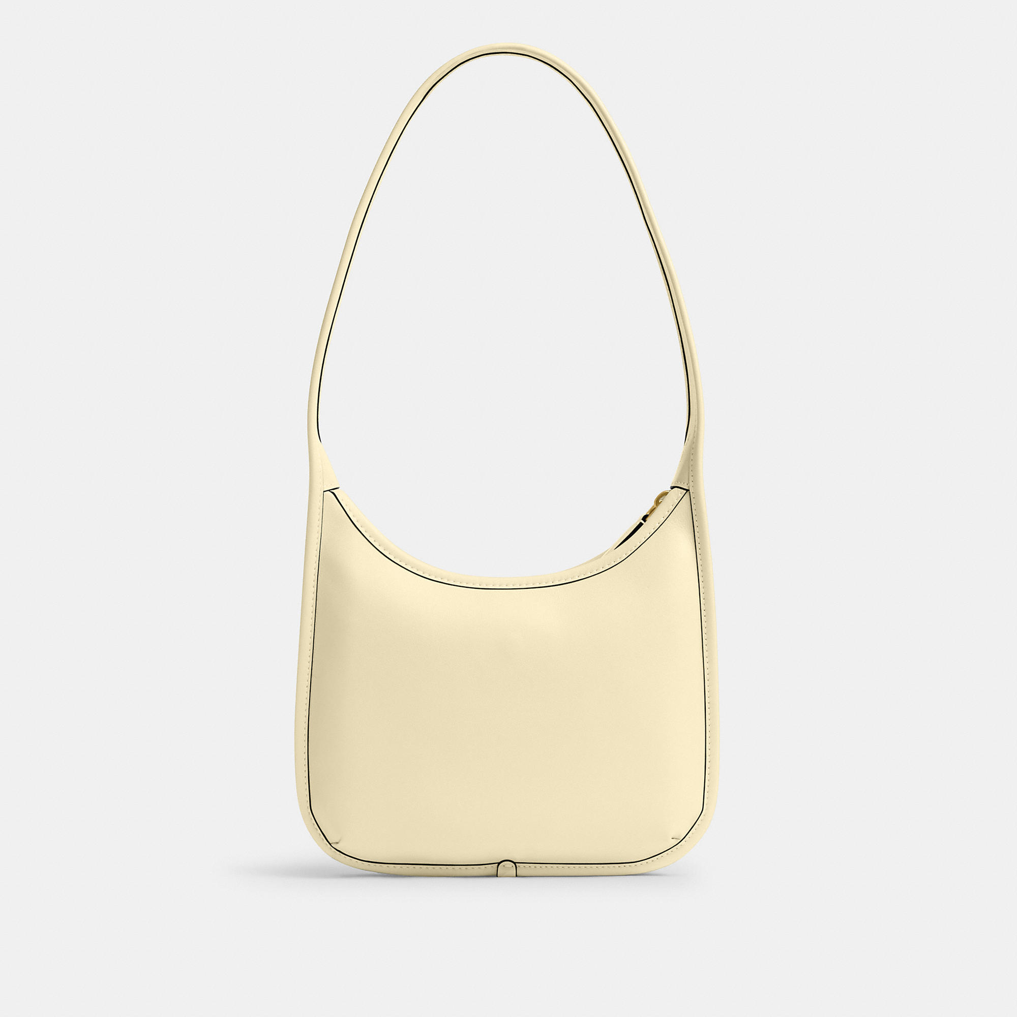 Coach Curve Zip Hobo Bag - Brass/Moonlight | Editorialist