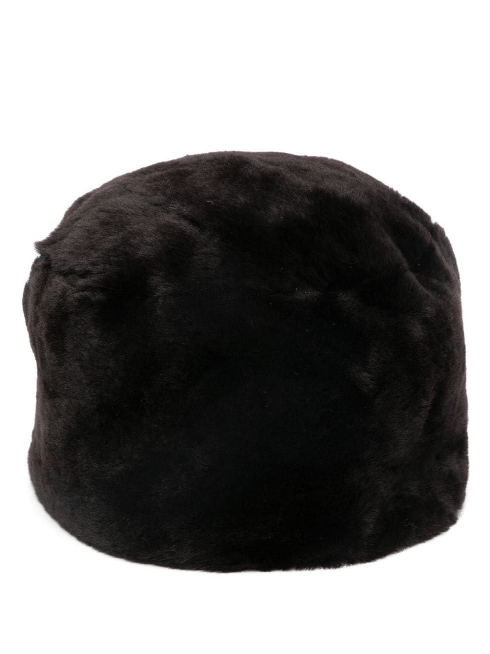 Toteme Shearling Hat - Brown | Editorialist display picture 1