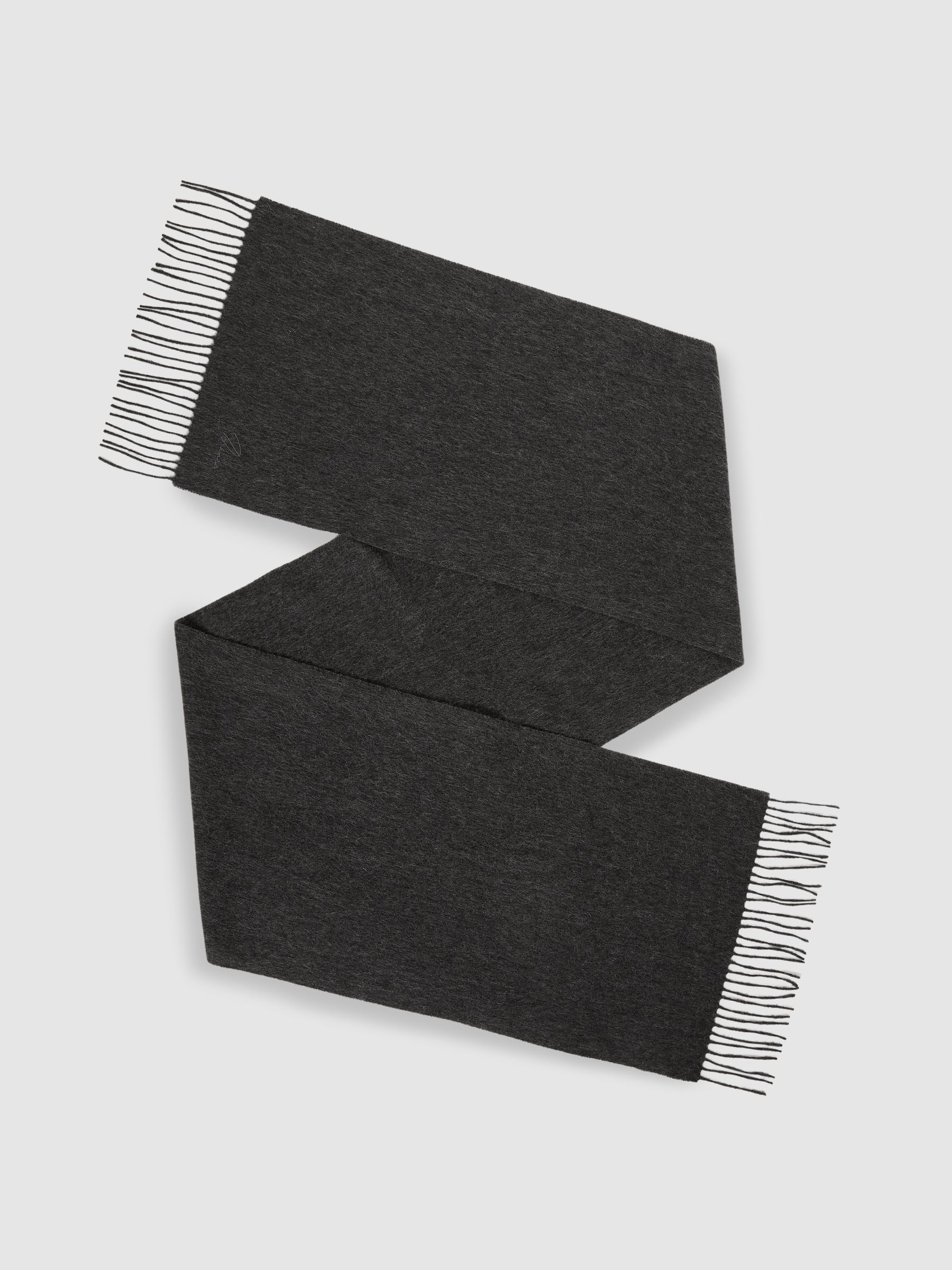 REISS picton wool and cashmere scarf