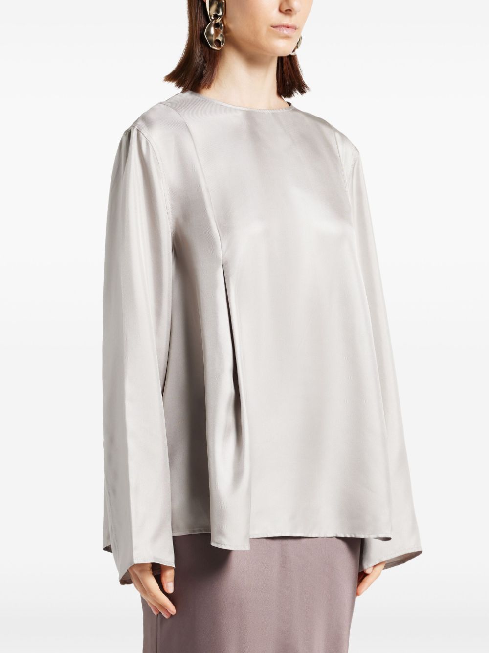 LOULOU DE SAISON LouLou de Saison Adalyn Silk Blouse