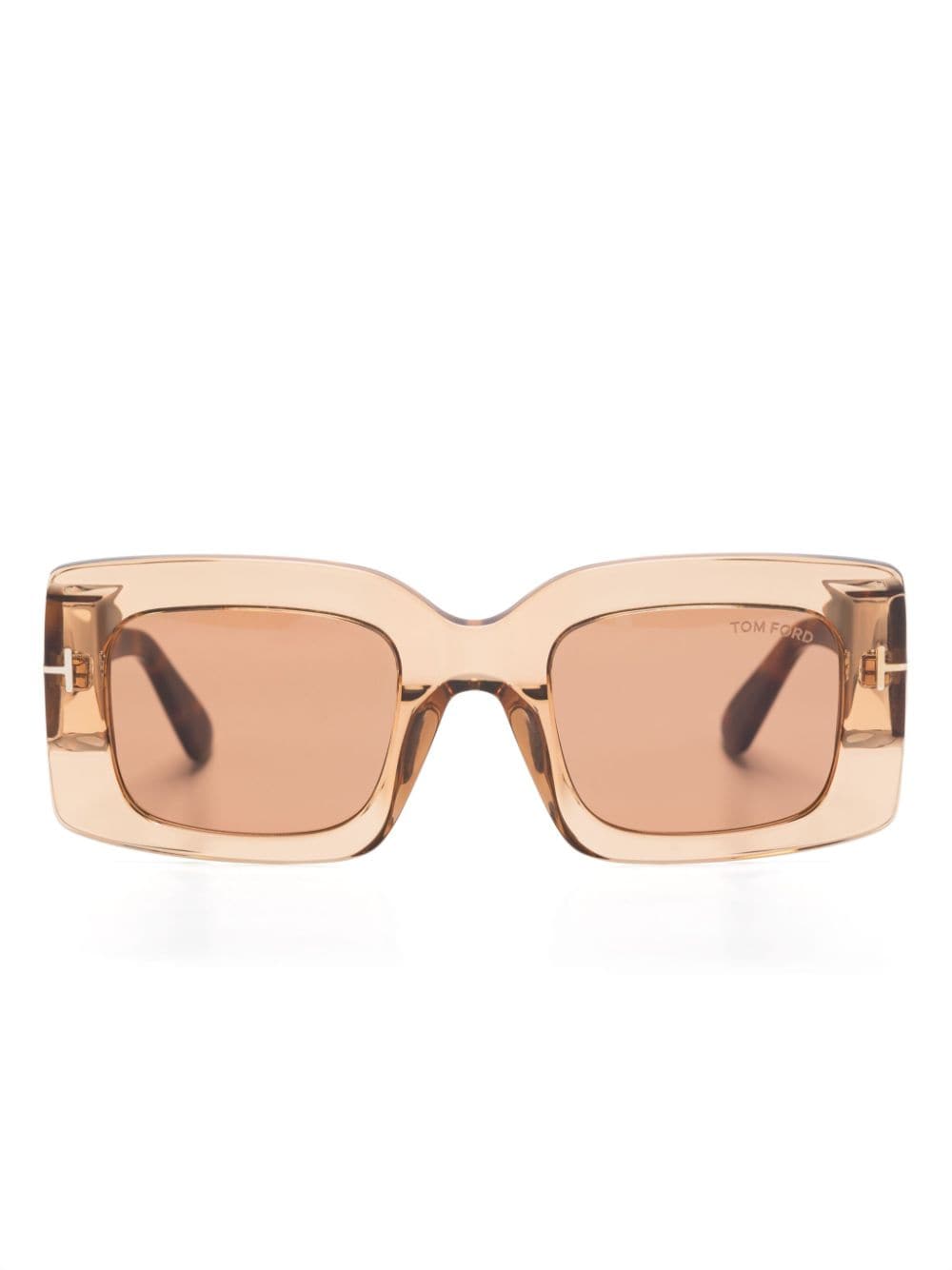 Tom Ford Raven Oversized D-Frame Acetate Sunglasses - Black  display picture 1