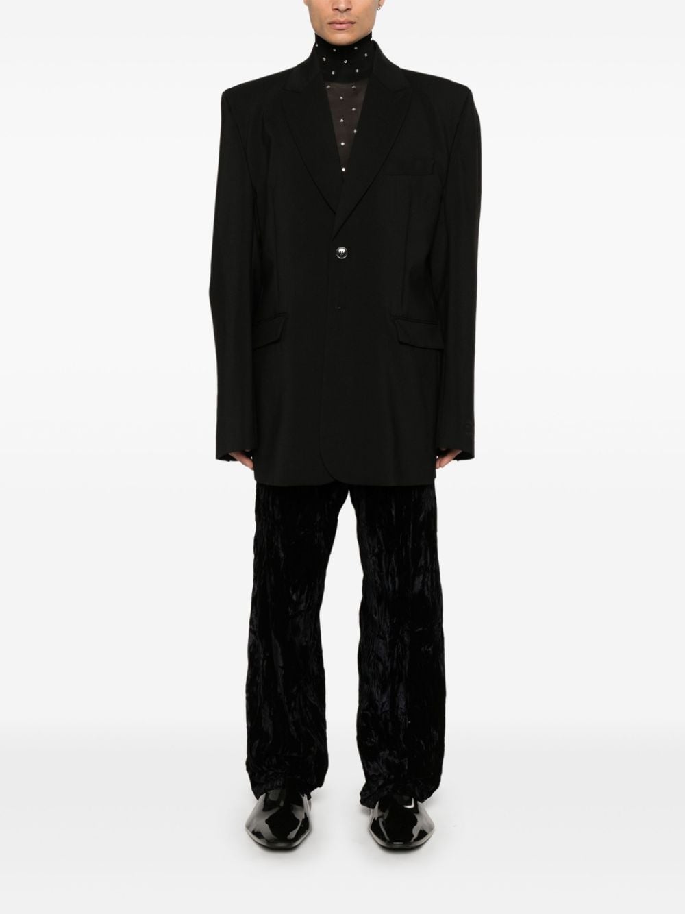 VETEMENTS VETEMENTS Logo-Embroidered Blazer