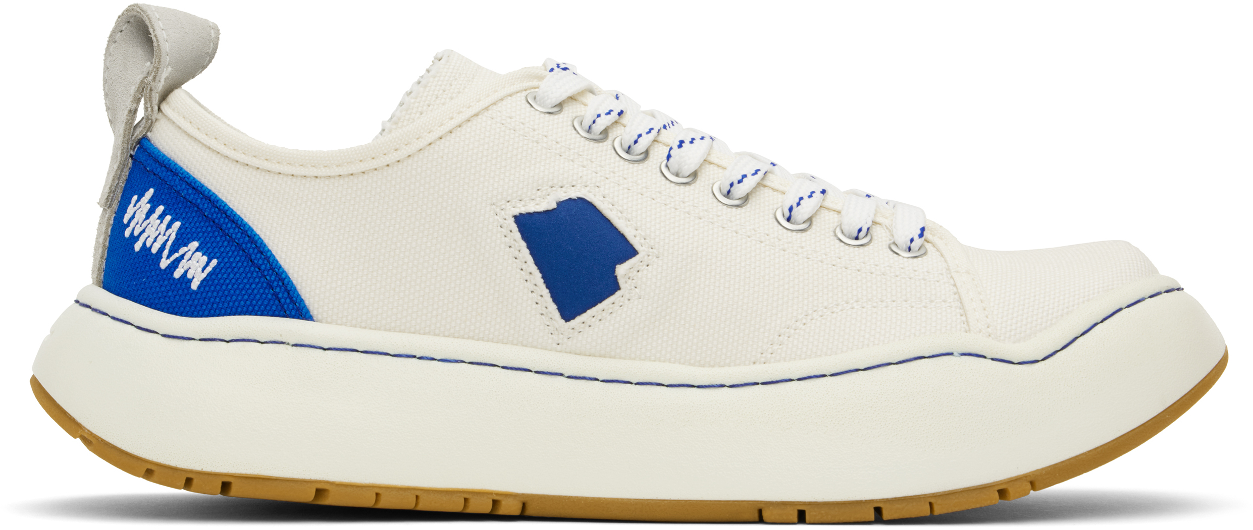 Buy ADER ERROR Log Canv Sneakers - White At 50% Off