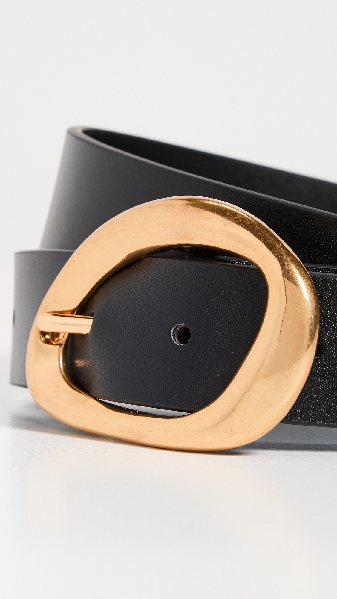 Good American Loop Belt With Gold-Tone Hardware In Black001  display picture 1