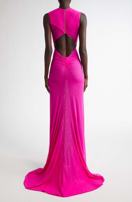 laquan smith pink dress Sequined turtleneck minidress in pink - La Quan Smith