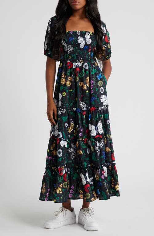 DRESSED IN LALA Dressed in Lala Butterfly Tiered Maxi Dress