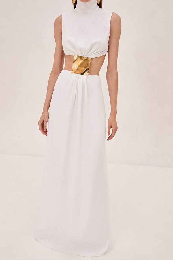 Alexis Prague Dress - Neutral
