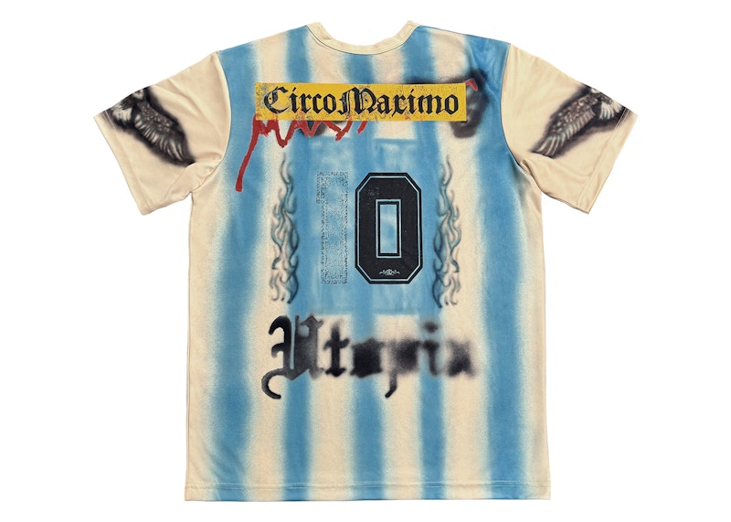 TRAVIS SCOTT England Soccer Jersey - White | Editorialist