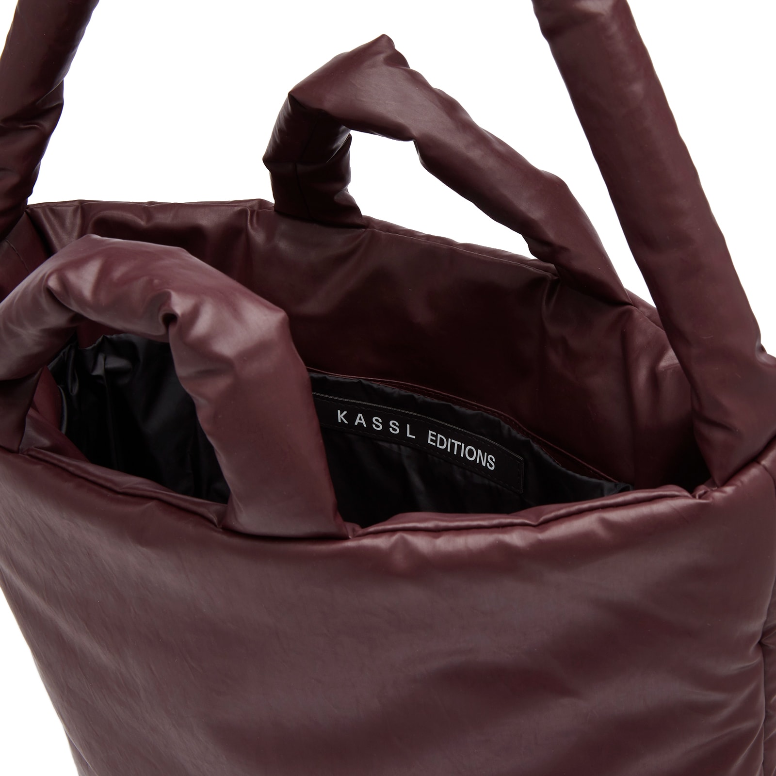 Kassl Editions Pillow Medium Oil Bag In Cherry - 55% Off 
