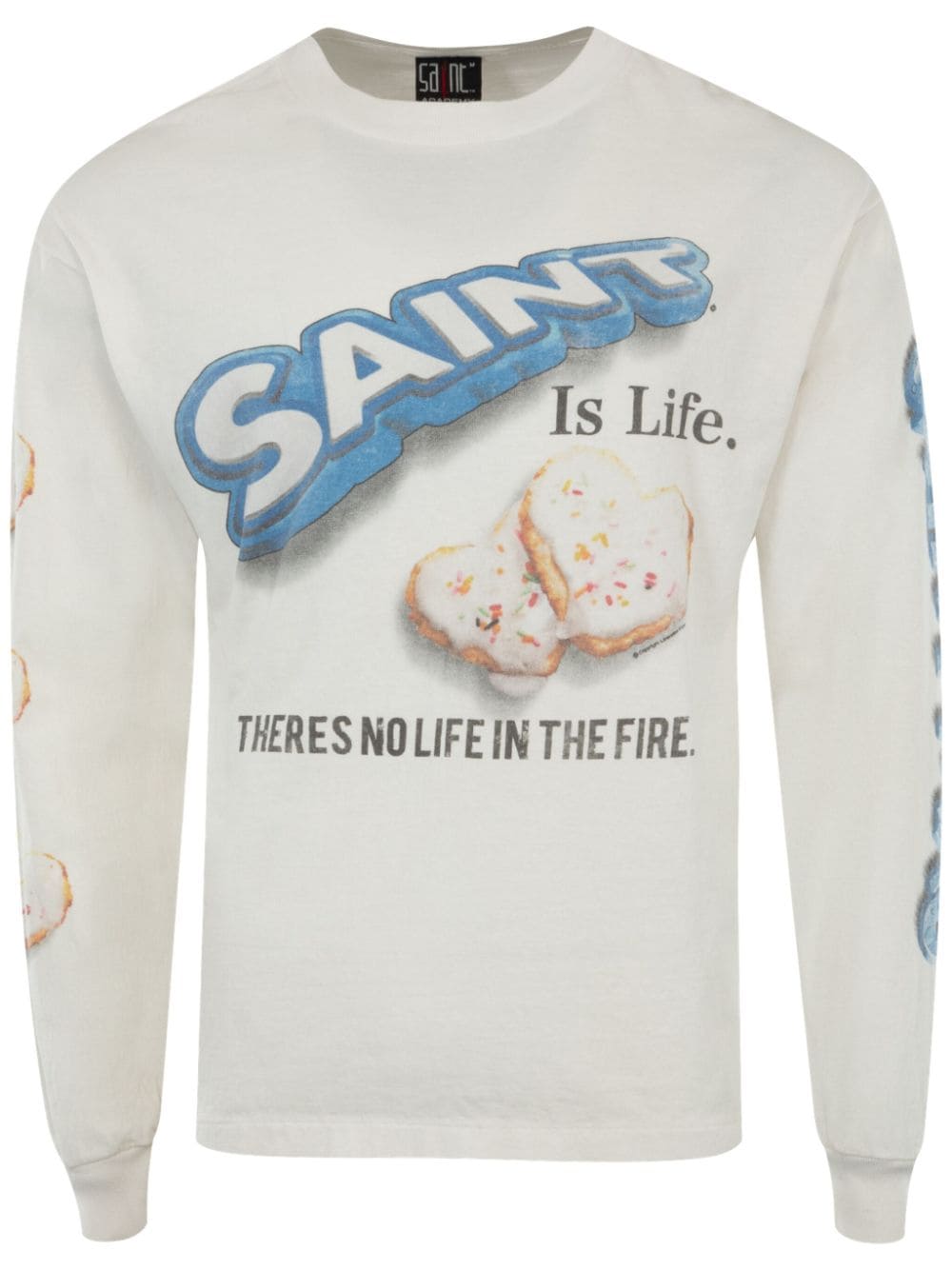 Shermer Academy SAINT Mxxxxxx ラガーシャツ Buy SAINT MXXXXXX X Shermer Academy Long-sleeve T-shirt - White At