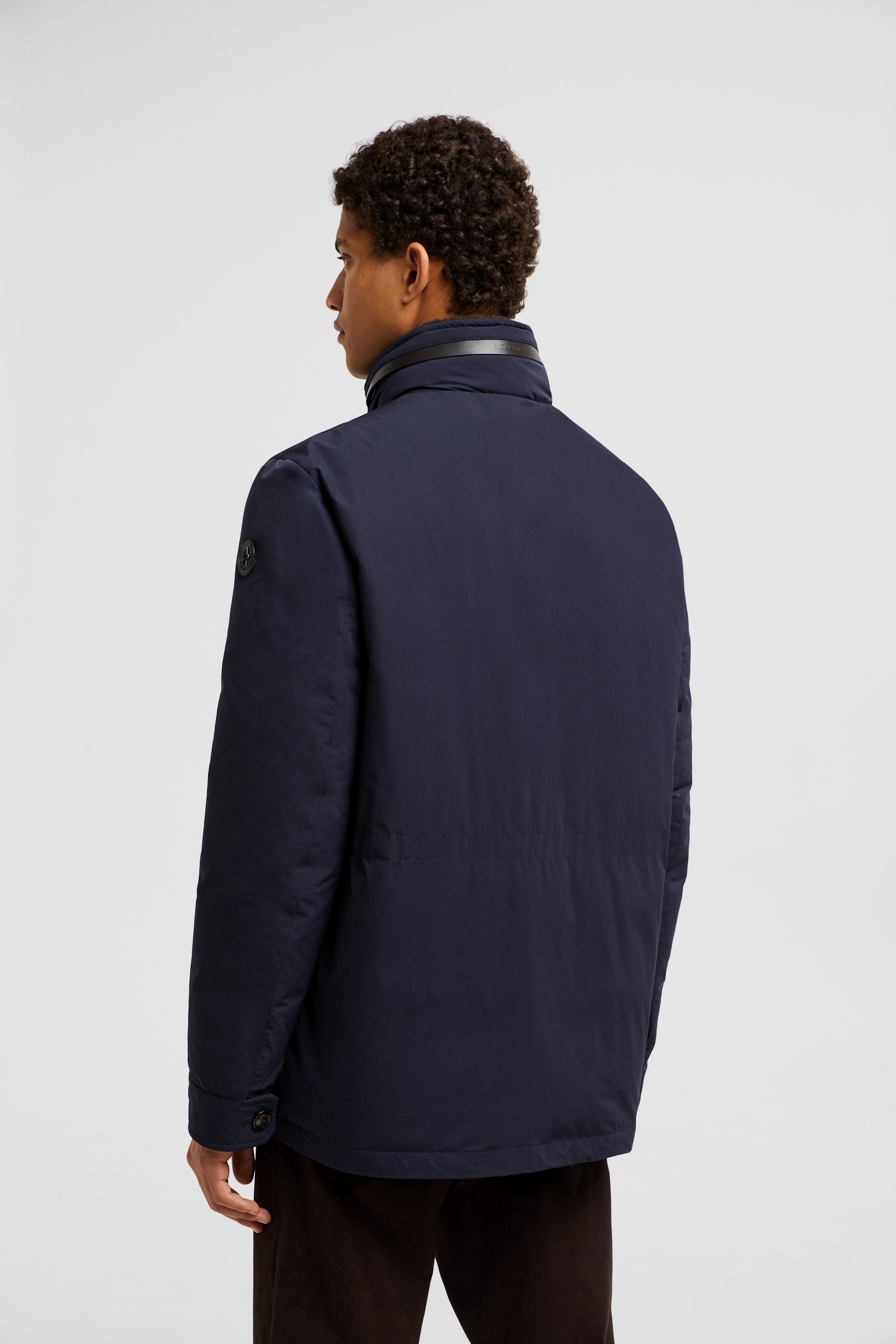 Moncler Quentin Hooded Parka - Blue | Editorialist