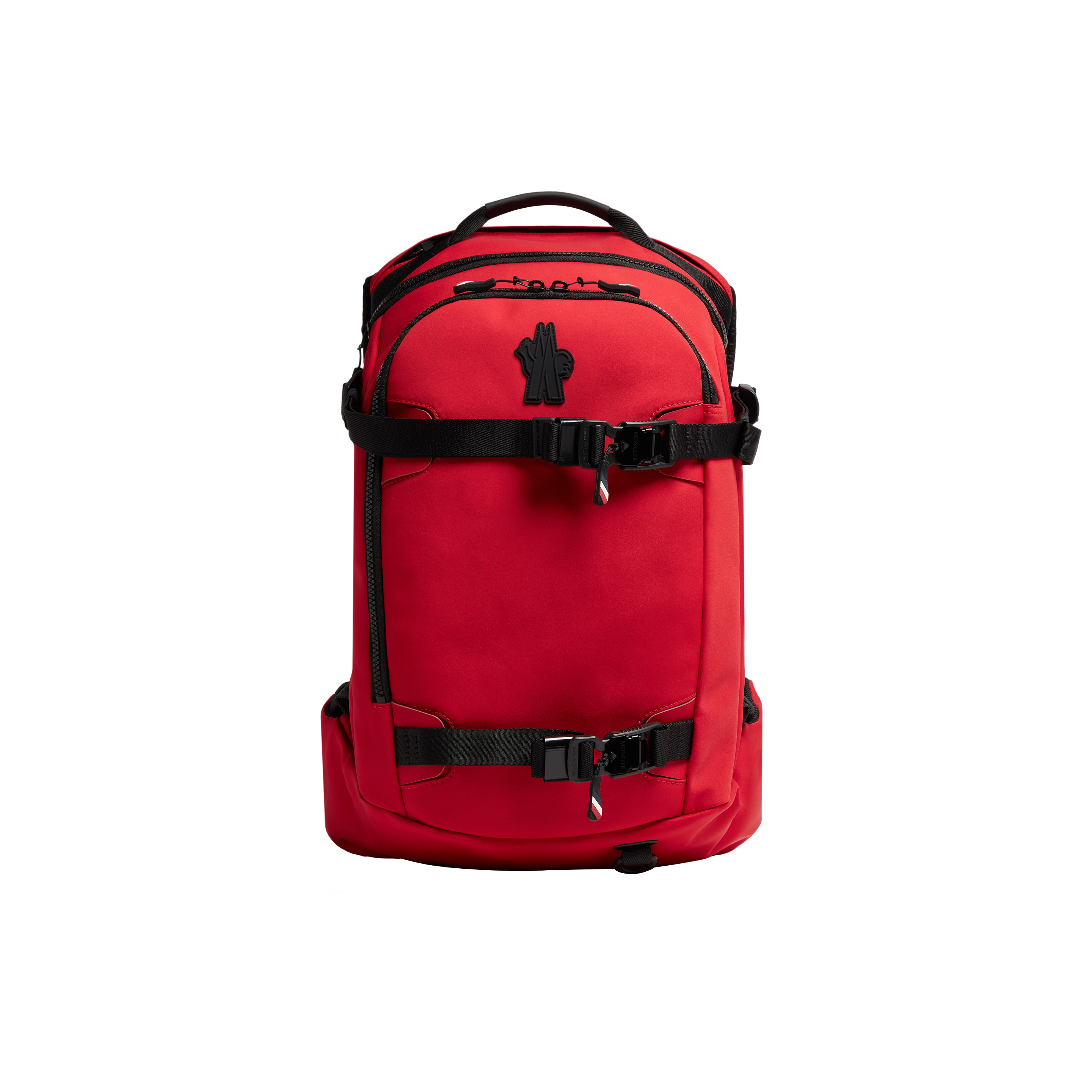 Moncler Outdoor Water-Repellent Backpack - Red | Editorialist display picture 3