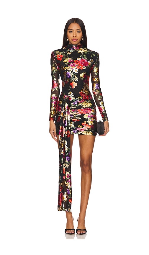 nookie electric midi dress Nookie Electric Long Sleeve Mini Dress - Floral