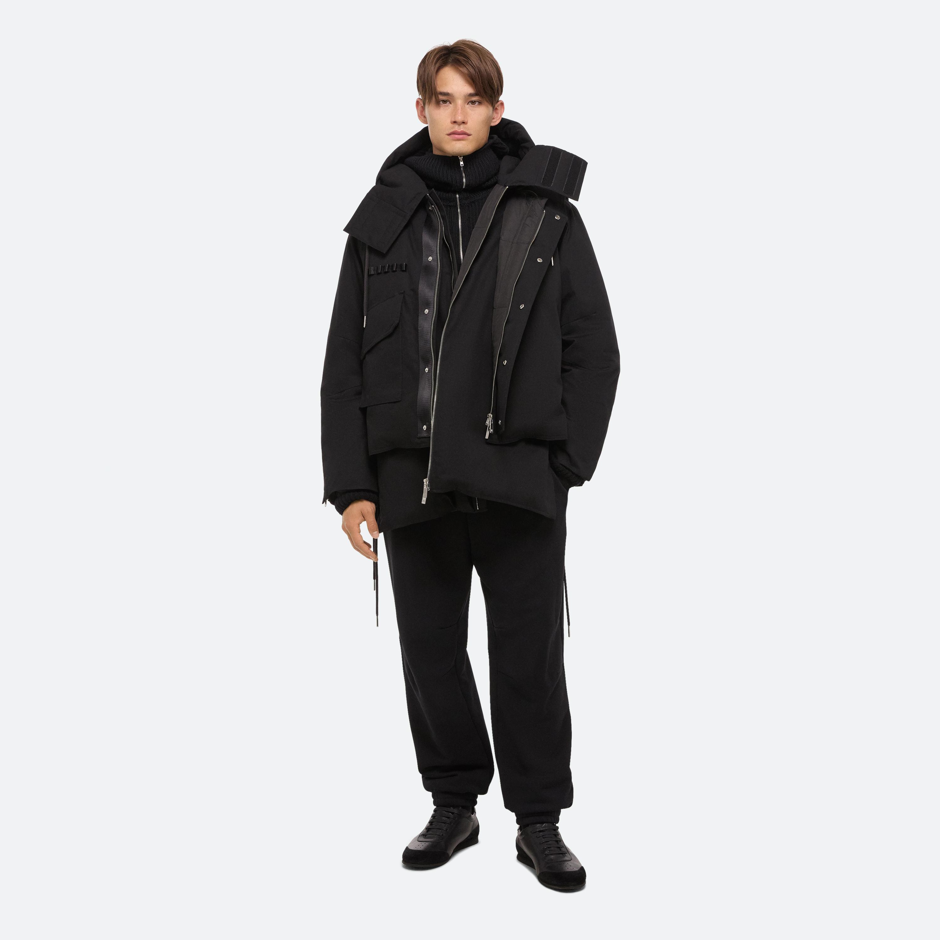 Helmut Lang Arctic Double Puffer Jacket - Black | Editorialist