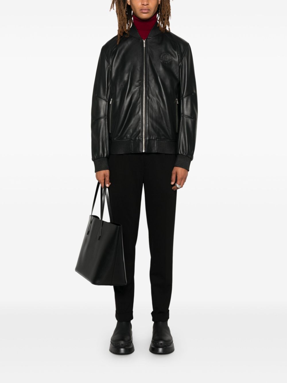 KARL LAGERFELD Karl Lagerfeld Leather Jacket
